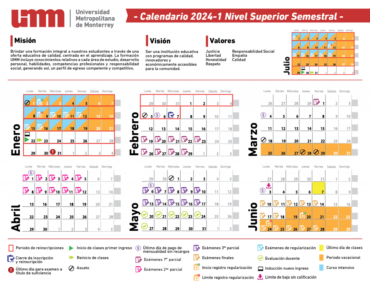 Calendario | UMM