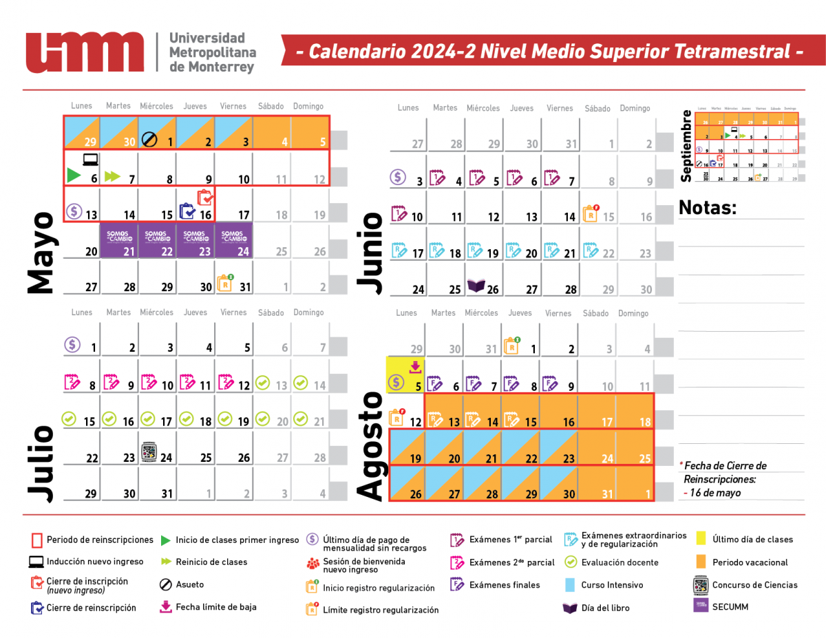 Calendario | UMM