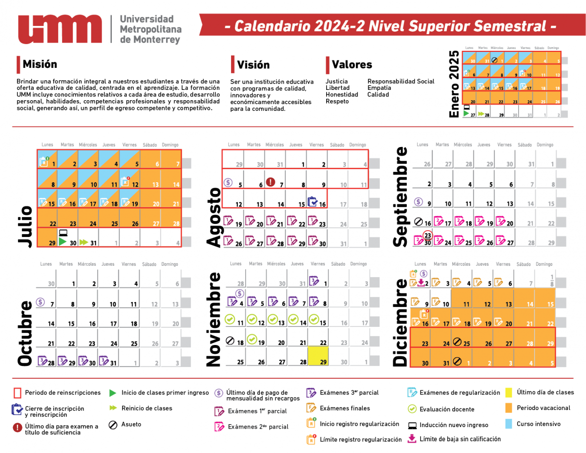 Calendario | UMM